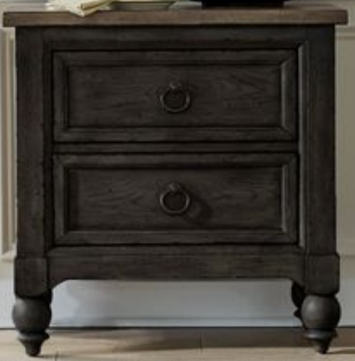 Liberty Furniture Americana Farmhouse Black Nightstand Original Home Furniture Guelph ON