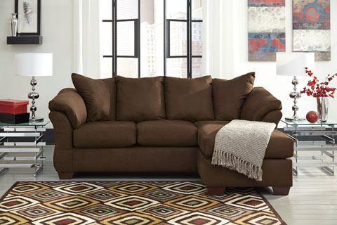 Ashley darcy sofa chaise stores store