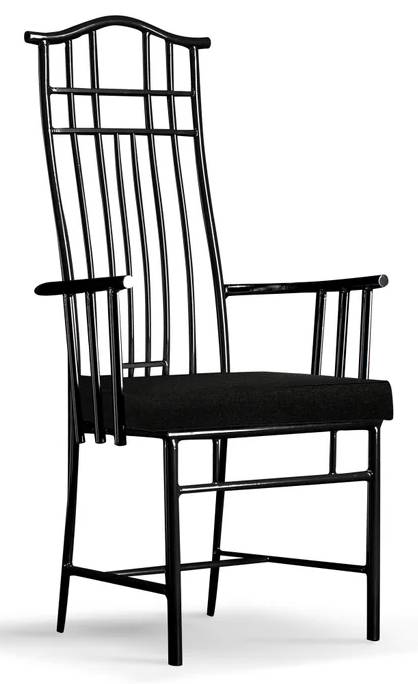 Stylecraft Macau Black Metal Chair | Fischer Furniture | Rapid City, SD