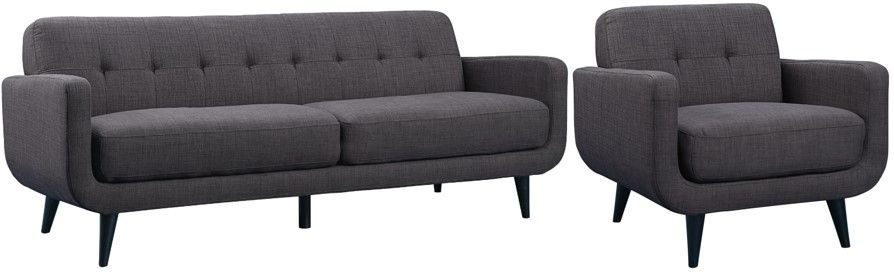 Elements Hadley 2-Piece Heirloom Charcoal Seating Set | Bob Mills Furniture