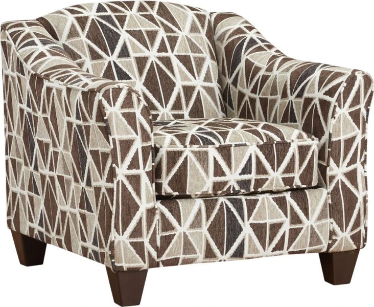 Affordable Furniture 9011 Emporium Chocolate Accent Chair | Miskelly ...