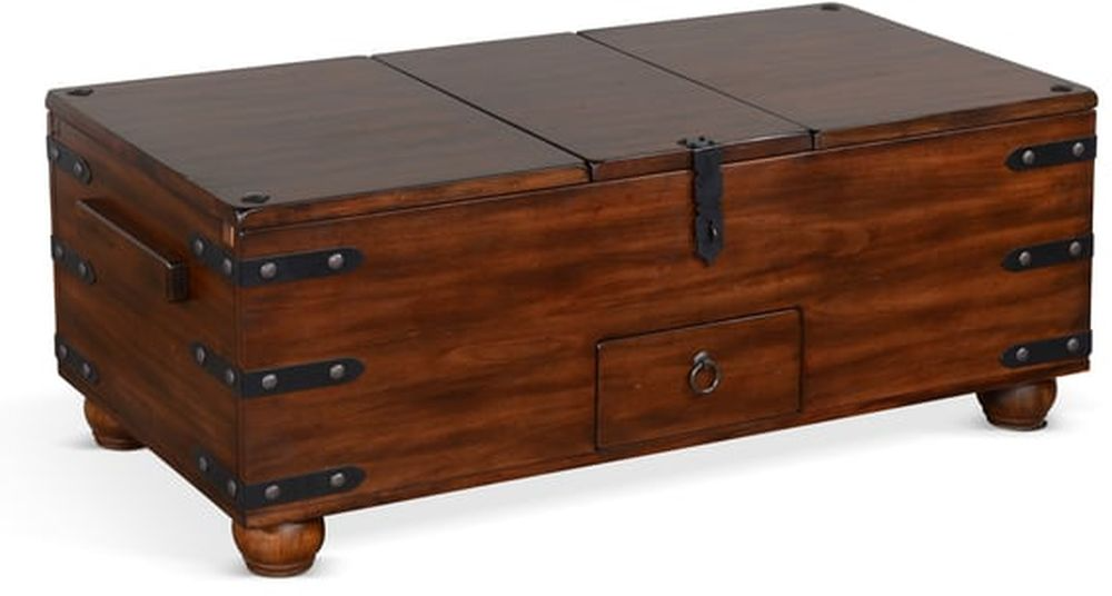 Sunny Designs Santa Fe Dark Chocolate Trunk Coffee Table Park Home Store Duncansville PA