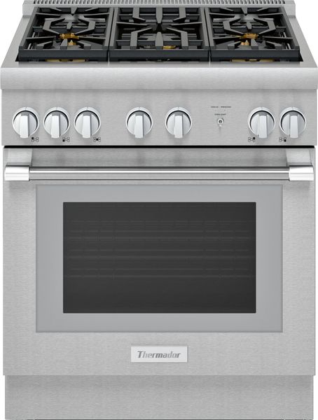 Thermador® Pro Harmony® 30" Stainless Steel Pro Style Natural Gas Range ...
