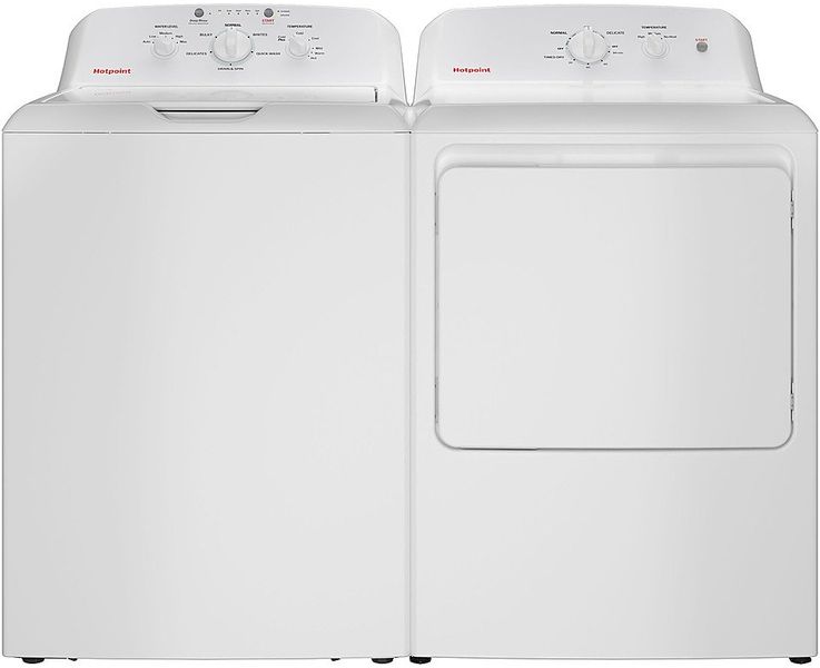 Hotpoint® White Top Load Washer & Electric Dryer Laundry Pair | Famous ...