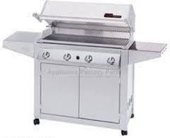MHP Outdoor Grills Heritage Stainless Steel Free Standing Grill ...
