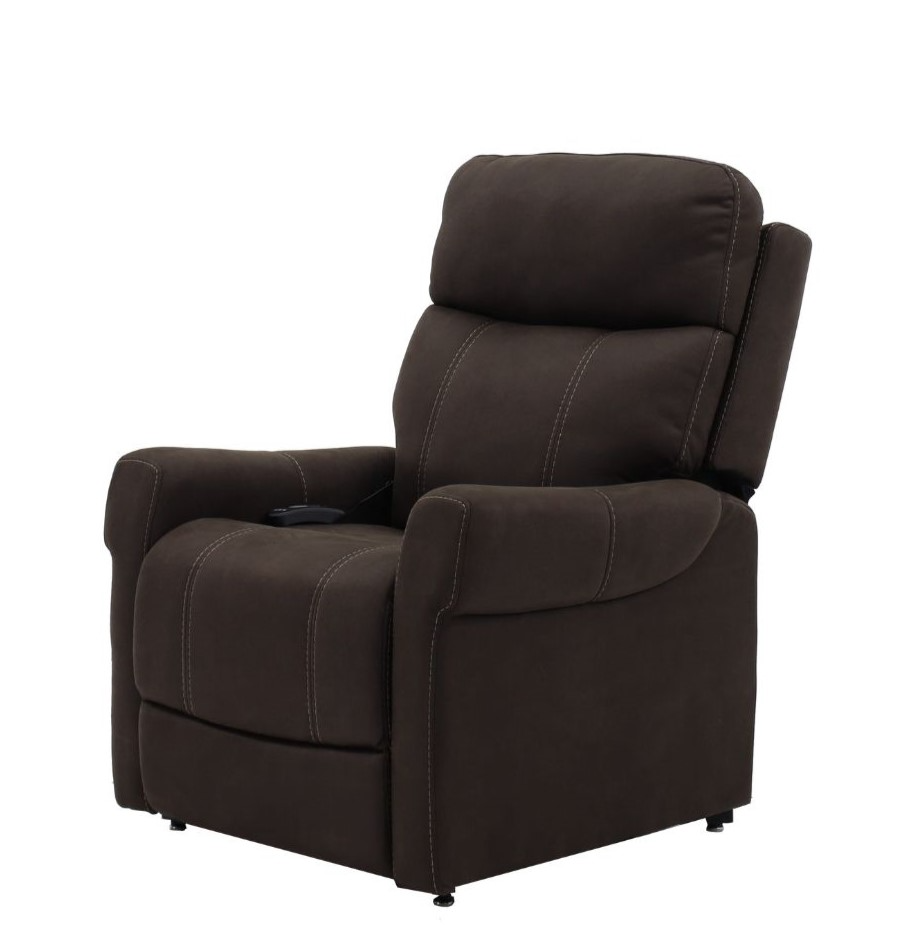 Moto Motion Gunmetal Power Lift Recliner | Miskelly Furniture