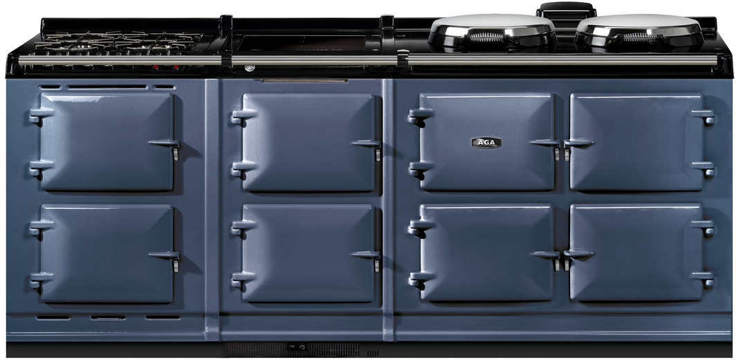 AGA™ Classic R7 210 83" Dartmouth Blue Pro Style Slide In Dual Fuel ...