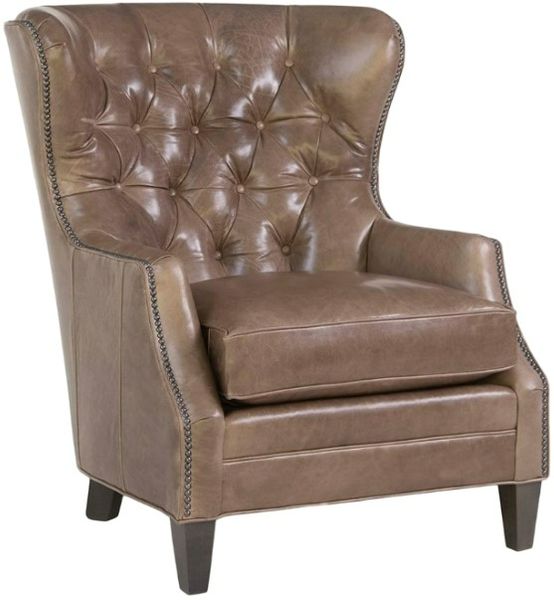 Smith Brothers Customizable 527 Leather Chair | Steeple Furniture ...