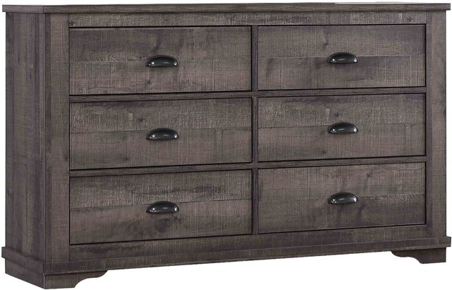 Crown Mark Coralee Grey Dresser | Furniture Time