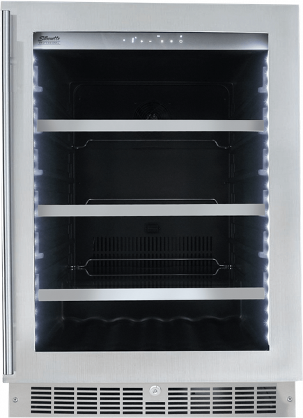 Silhouette® Saxony 5.6 Cu. Ft. Stainless Steel Frame Single Zone ...