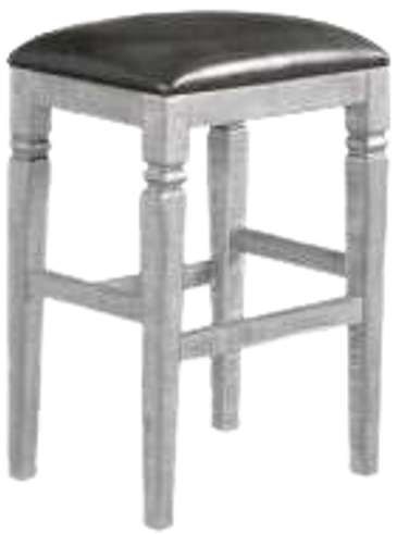 Sunny Designs™ Alpine Gray/Black Bar Stool | Bob Mills Furniture