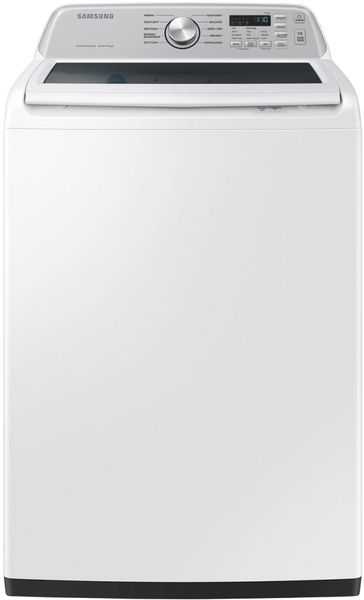 Samsung® 3500 Series 5.3 Cu. Ft. White Glass Top Load Washer | Otto's ...