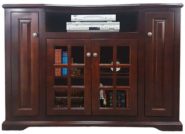 American Heartland Manufacturing Poplar 56" Tall Curve TV Stand ...