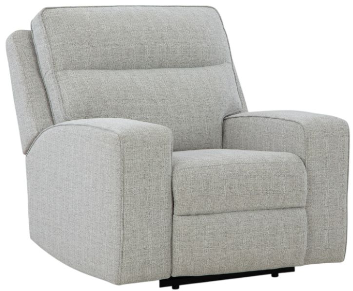 Ashley® Jasperson Stone Power Recliner with Adjustable Headrest ...