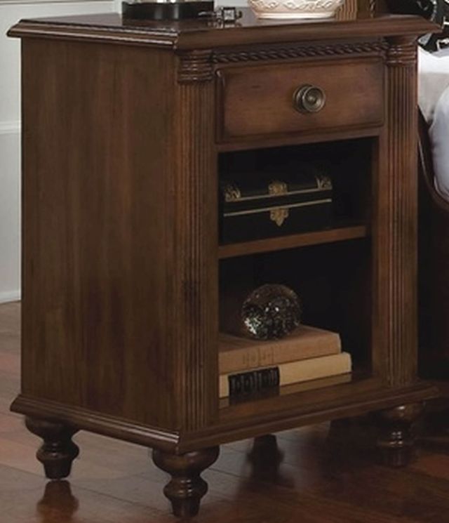 Durham Furniture Savile Row Barley Open Nightstand | Red Barn