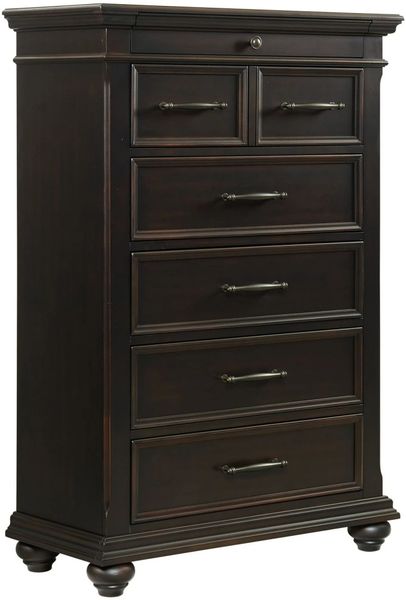 Elements International Slater Black Chest | Fischer Furniture | Rapid ...