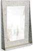 Stylecraft Chrome/Light Gray Barnwood Wall Mirror | Fischer Furniture ...