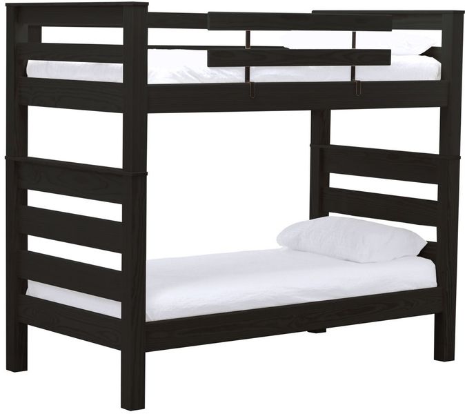 Lit superposé simple XL sur simple XL TimberFrame de Crate Designs ...