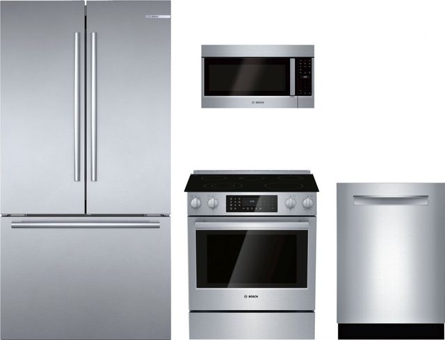 Bosch 4 Piece Stainless Steel Kitchen Package | Clinton Township, MI ...