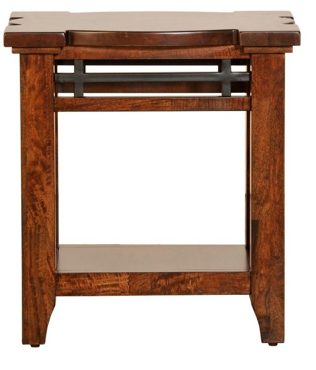 Napa Furniture Design Whistler Retreat Brown Chairside Table | St ...