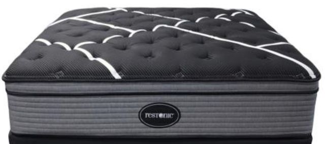 Restonic® Orthopedic Black EuroTop Twin Mattress | The Furniture ...