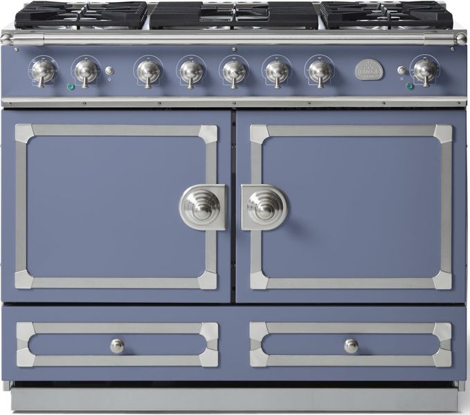 La Cornue CornuFe´ 110 43" Provence Blue Freestanding Dual Fuel Range ...