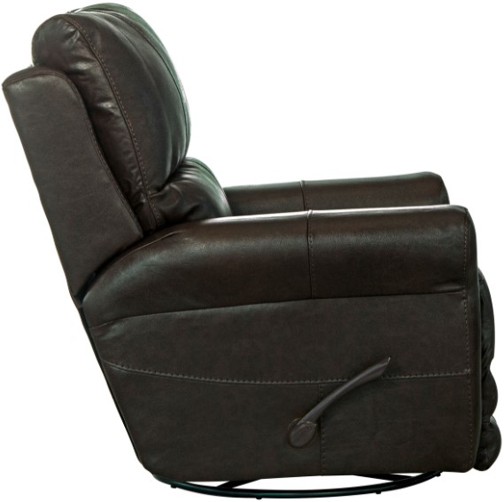 Catnapper Hoffner Chocolate Swivel Glider Recliner