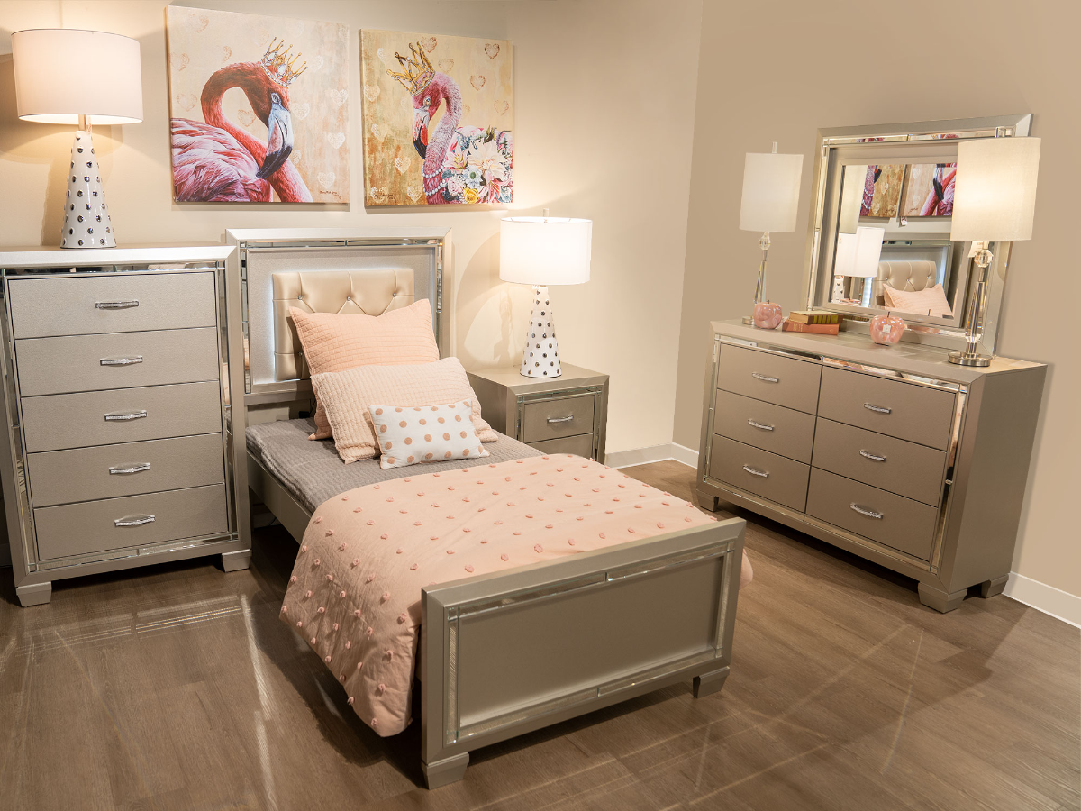 Platinum Youth Twin Bedroom Set Bob Mills Furniture