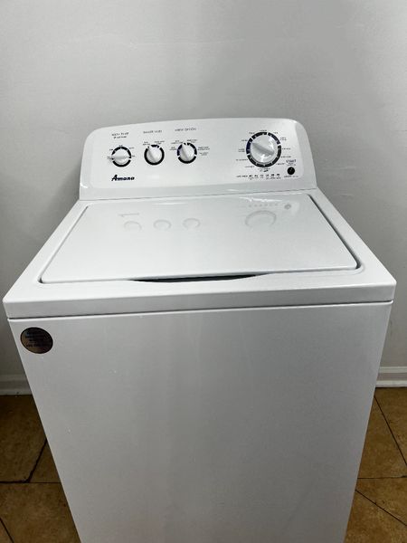 Amana 3.8-cu ft High Efficiency Agitator Top-Load Washer | JH Appliance ...