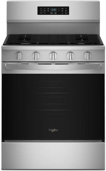 Whirlpool® 30" FingerPrint Resistant Stainless Steel Freestanding Gas ...
