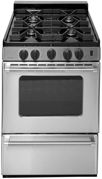 Premier Pro Series 24" Stainless Steel Freestanding Gas Range | Aztec ...