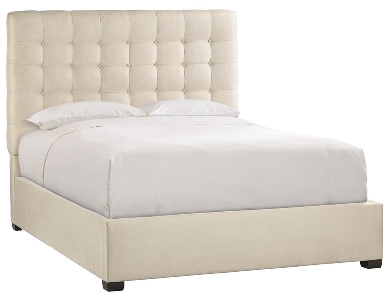 Bernhardt Avery Beige/Espresso King Extended Panel Bed | Fischer ...