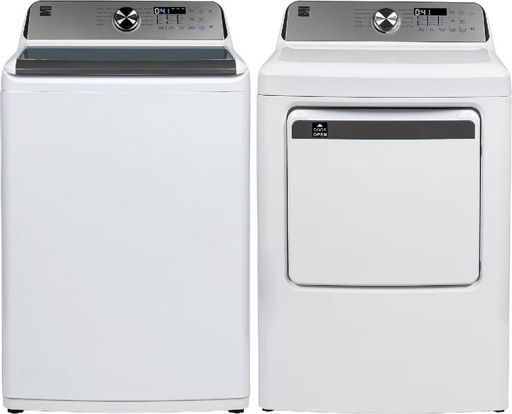 Kenmore® White Top Load Washer & Electric Dryer Laundry Pair | Colemans ...