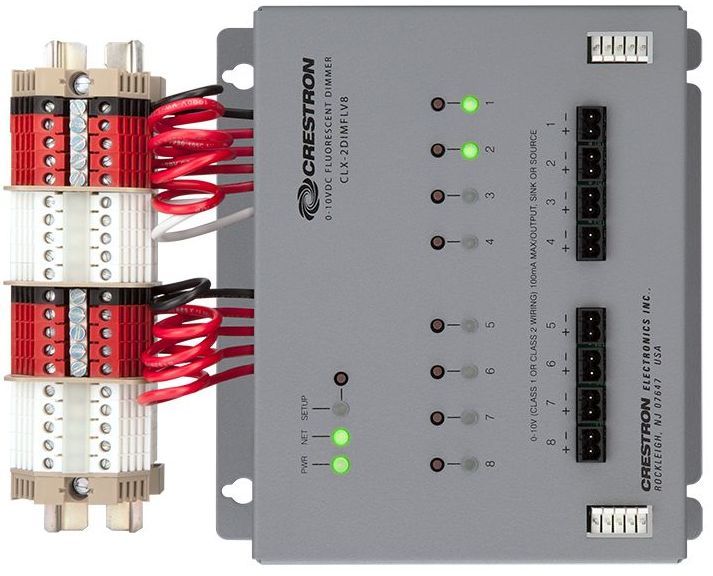 Crestron® 8 Channel 0-10V Dimmer Module With Terminal Block | Real AV ...