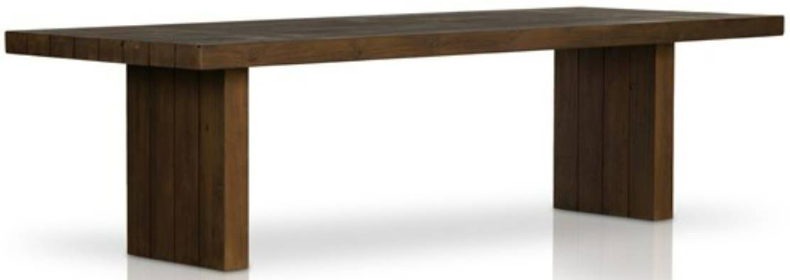 Four Hands Encino Brown Outdoor Wood Dining Table | Karvonen’s