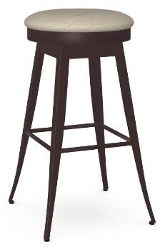 Amisco Customizable Grace Upholstered Swivel Bar Stool | Fleck's ...