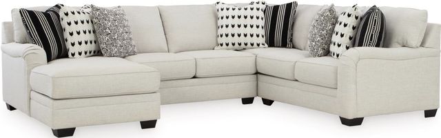 Signature Design by Ashley® Huntsworth 4-Piece Dove Gray Left-Arm ...