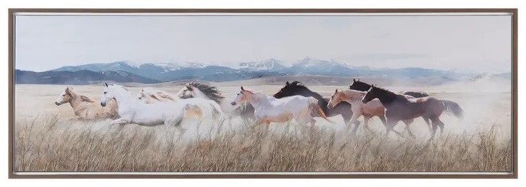 Crestview Collection Stampede Hand Finished Wall Art | Fischer ...