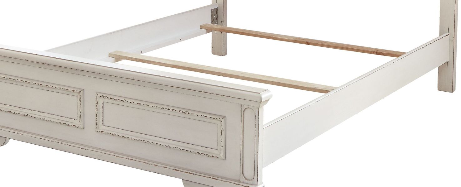 Signature Design by Ashley® Realyn Chipped White Full Bed Rails ...