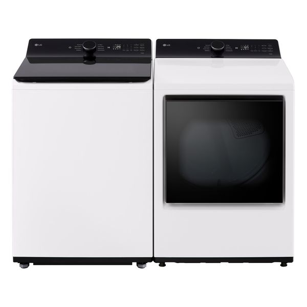 WT8405CW | DLE8400WE - LG Top Load Laundry Pair with 5.3 cu. ft. Smart ...