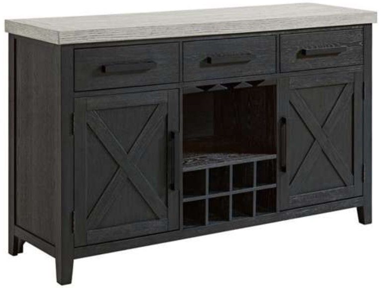 Elements International Axel Espresso/Light Gray Server | Lafferty's ...