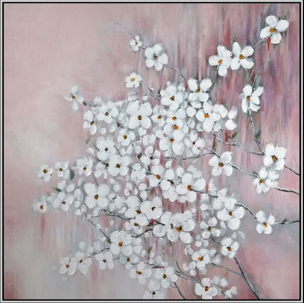 Classy Art Style 18 Hand Painted Textured Canvas with Foil Wall Art ...