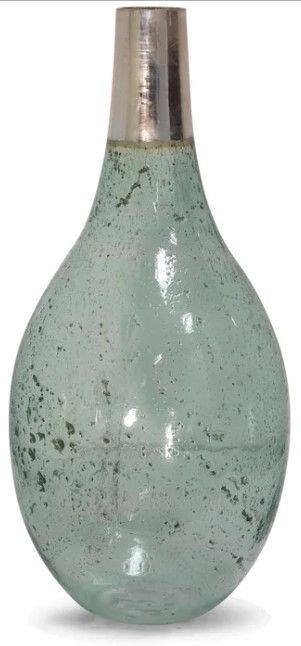 Stylecraft Seeded Sage Glass Vase Accessory | Brownie Furniture ...