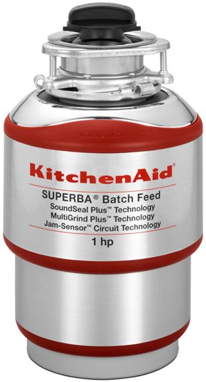 KitchenAid® Red Batch Feed Food Waste Disposer | Ken's Appliance ...