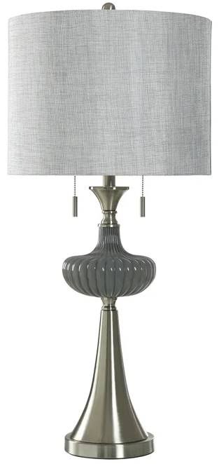 StyleCraft Neptune Silver Table Lamp | Brownie Furniture | Virginia, MN