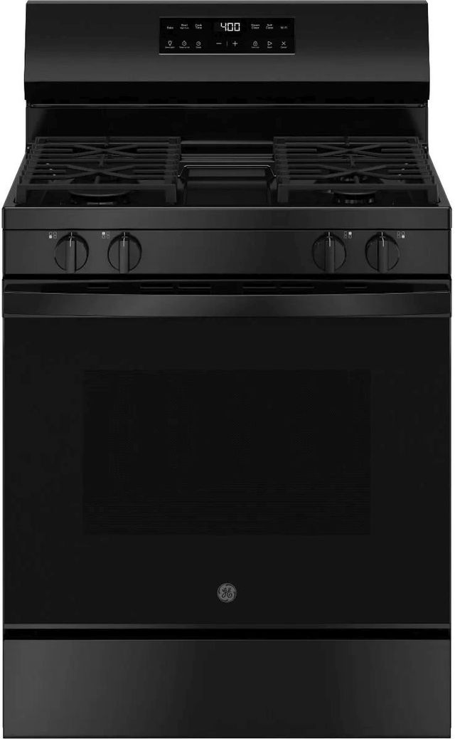 GE® 400 Series 30" Black Freestanding Gas Range | SND Appliances ...