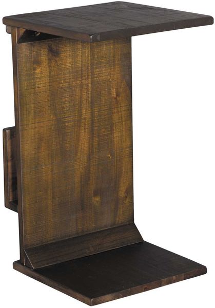 Sunny Designs™ Accent Tobacco Leaf Chairside Table With Magazine Rack ...