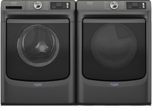 Maytag® Volcano Black Front Load Washer & Gas Dryer Laundry Pair ...