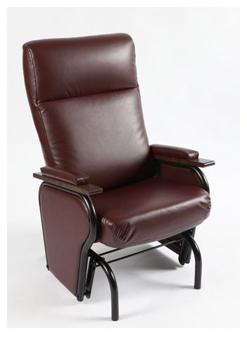 Crinar Dark Brown Auto-lock Glider Chair | Ameublement BrandSource Paquin