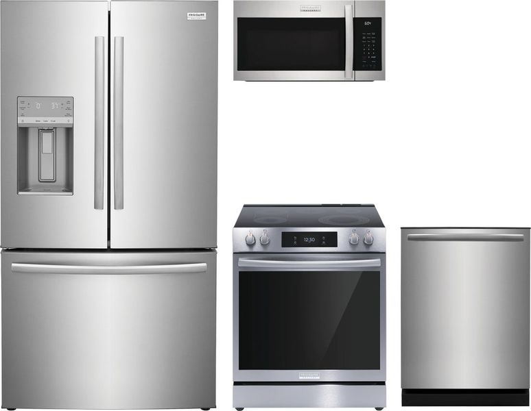 Frigidaire Gallery® 4 Piece Stainless Steel Electric Kitchen Package ...